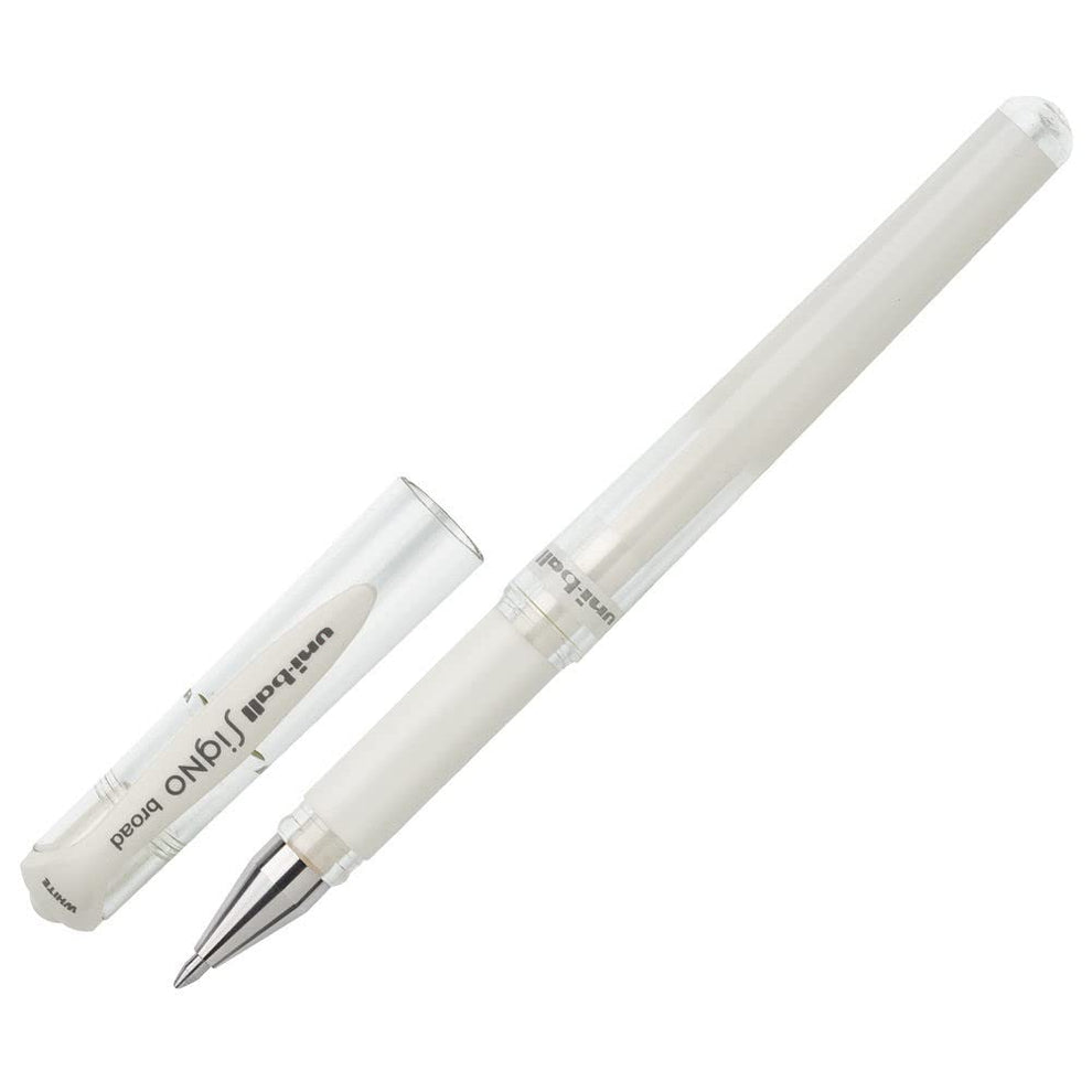 White Broad Gel Pen – All Things Analogue